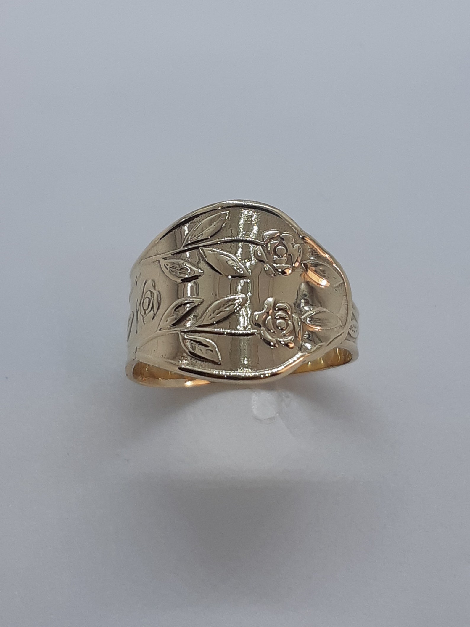 Gold Spoon Ring, Solid Gold Spoon Ring, Spoon Rings, Gold Spoon Ring ...