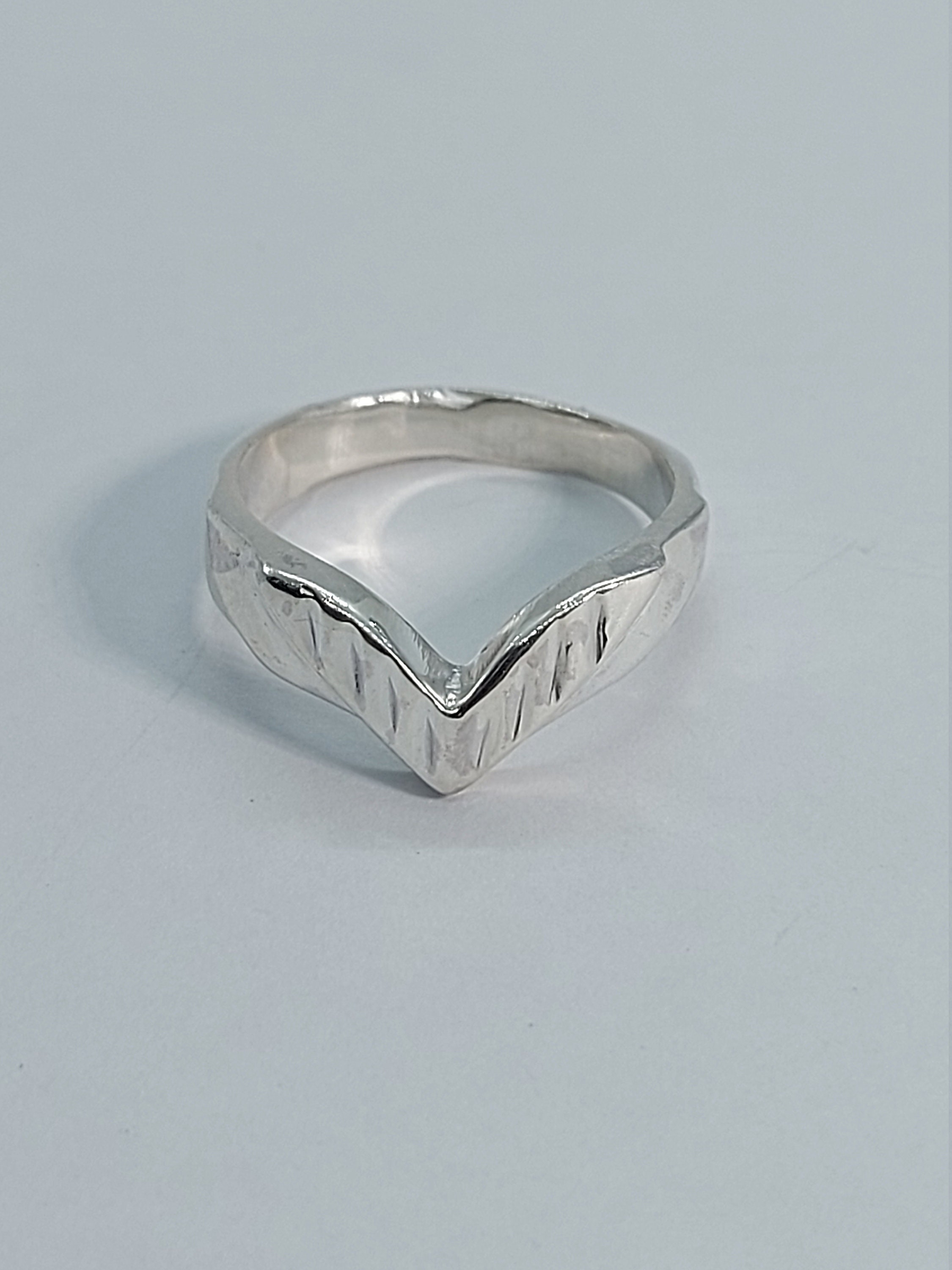 Women Silver Ring, Silver Ring, Hand Engraving Ring, Sterling Silver ...