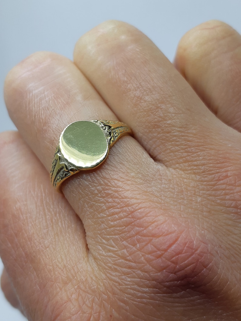 Women Signet Ring Signet Ring Gold Signet Ring Men Signet | Etsy