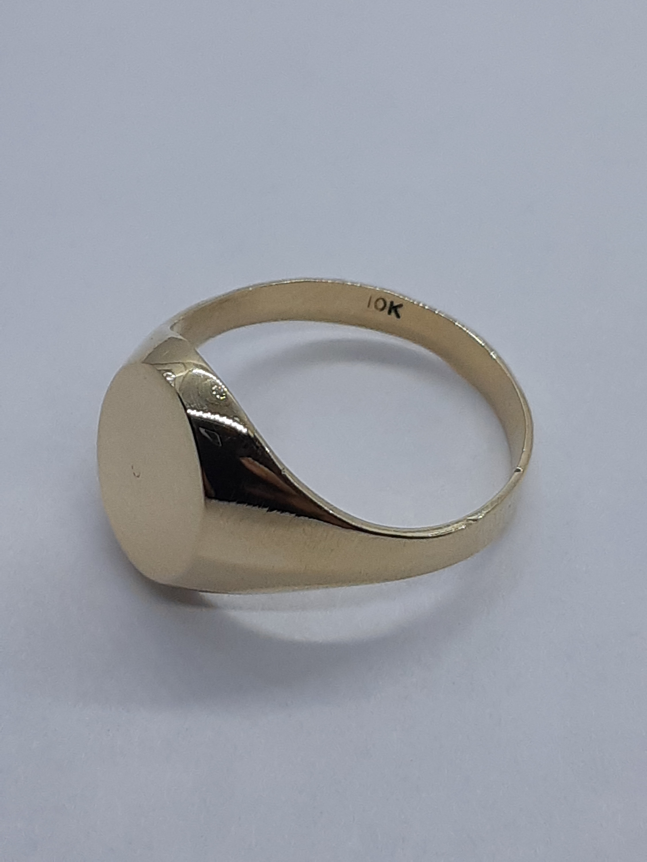 Women Signet Ring Girl Initials Ring Signet Ring Gold | Etsy