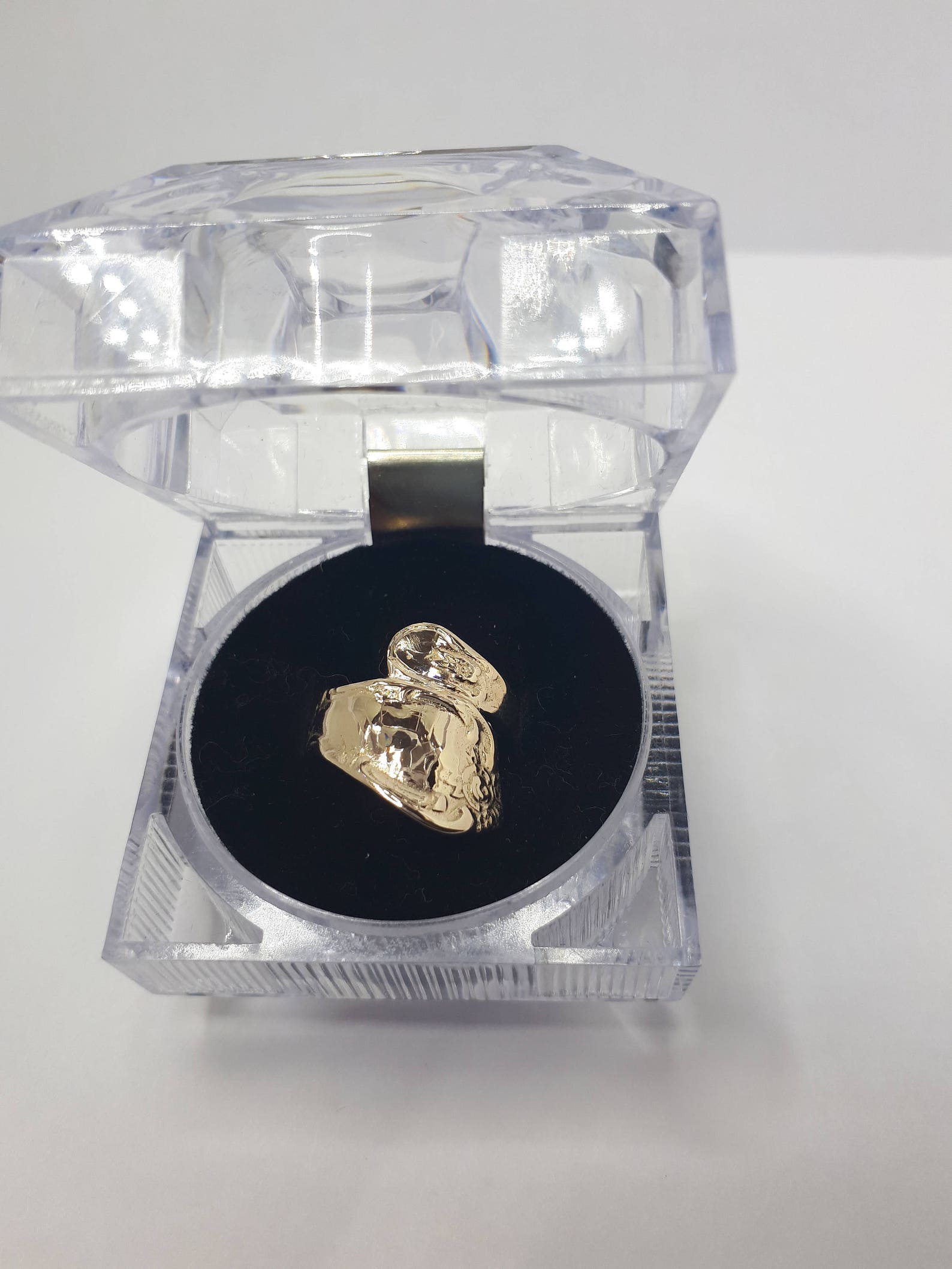 Gold Spoon Ring Solid Gold Spoon Ring Spoon Rings Gold | Etsy