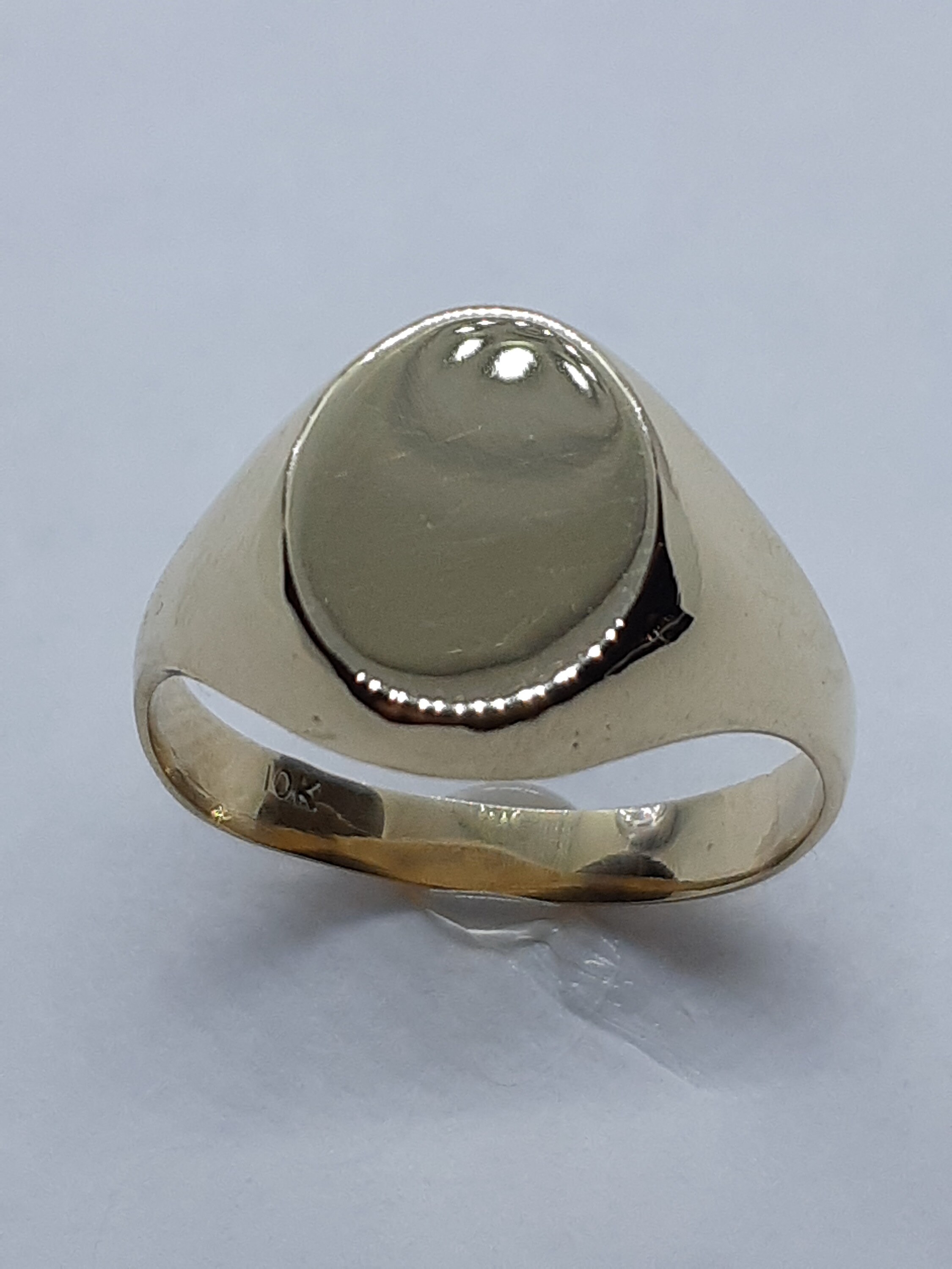 Women Signet Ring Girl Initials Ring Signet Ring Gold | Etsy