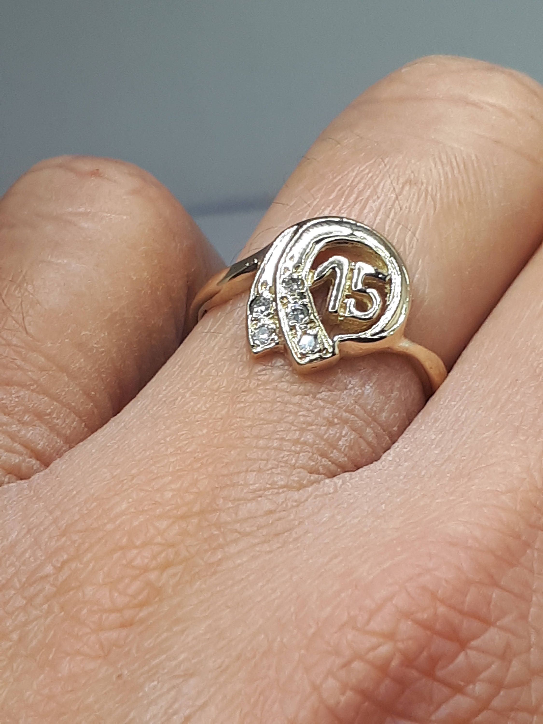 Quinceanera Ring 15th Birthday Ring 15 Year-old Girl Ring - Etsy Canada