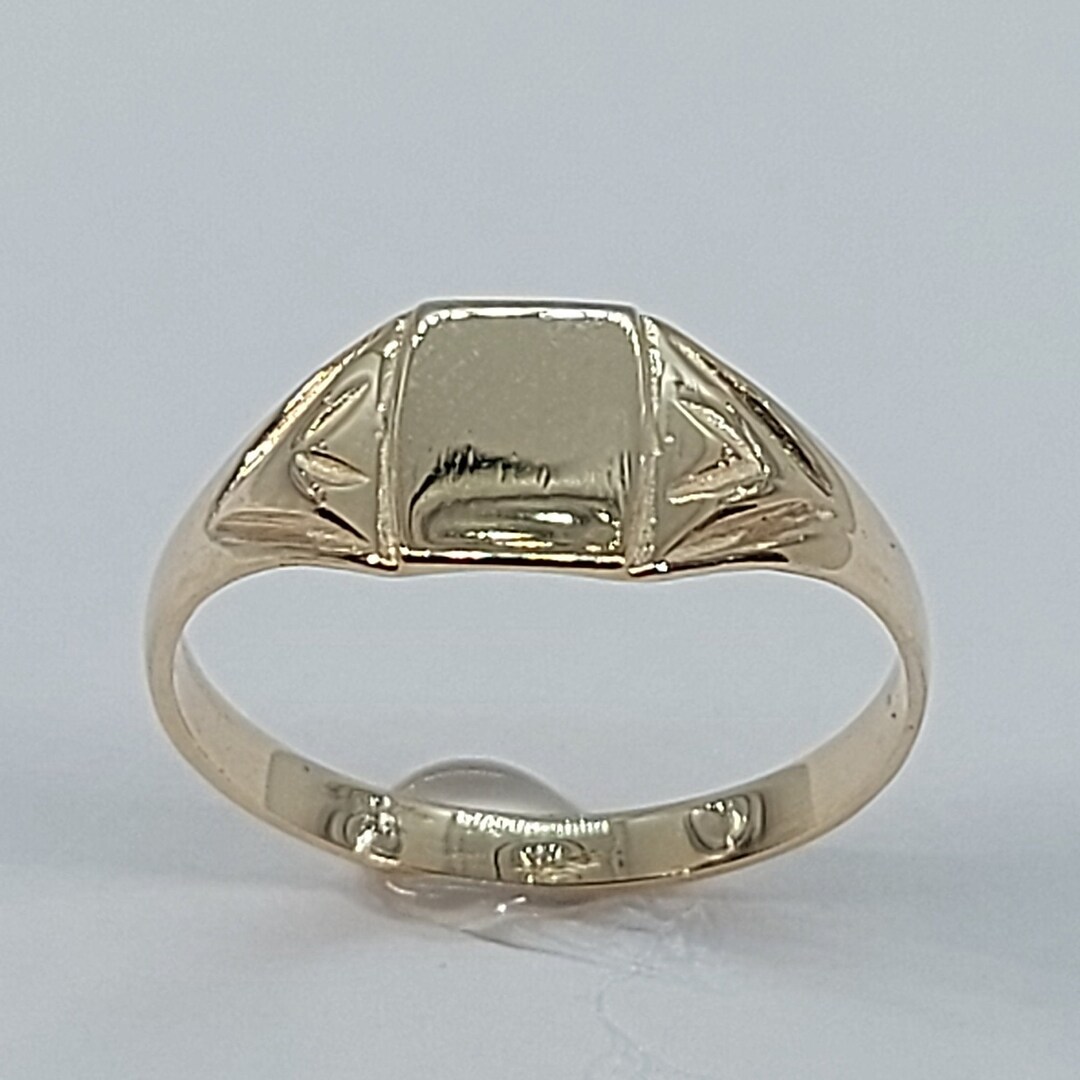 Women Signet Ring, Signet Ring, Signet Ring Gold, Kids Signet Ring ...