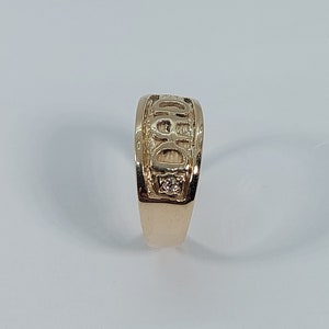 Men Ring, Dad Ring, Gold Ring, Father's Day Gift, Gold Dad Ring ...