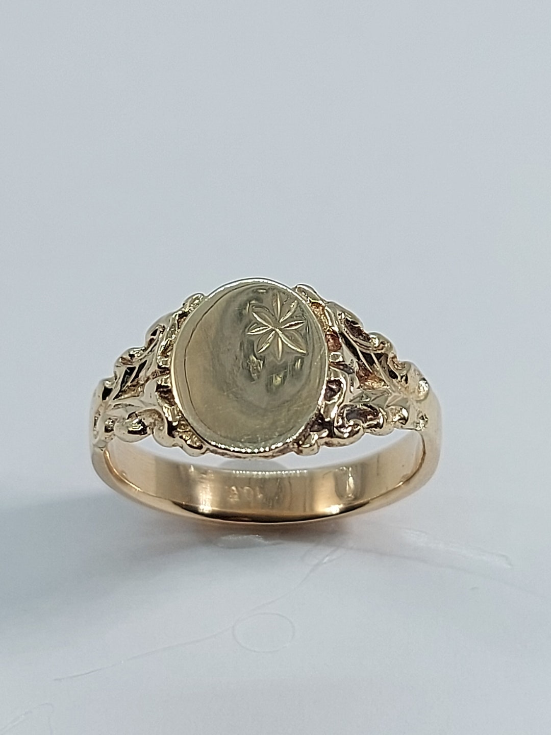 Signet Ring, Gold Signet Ring, Women Signet Ring, Men Signet Ring, Gold ...