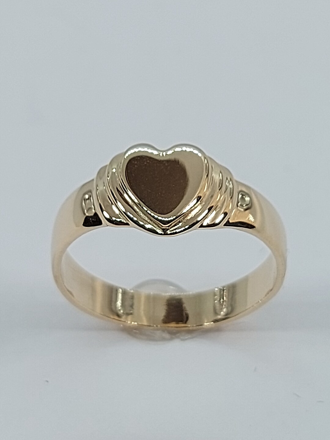 Women Signet Ring, Heart Initials Ring, Signet Ring Gold, Initials Ring ...