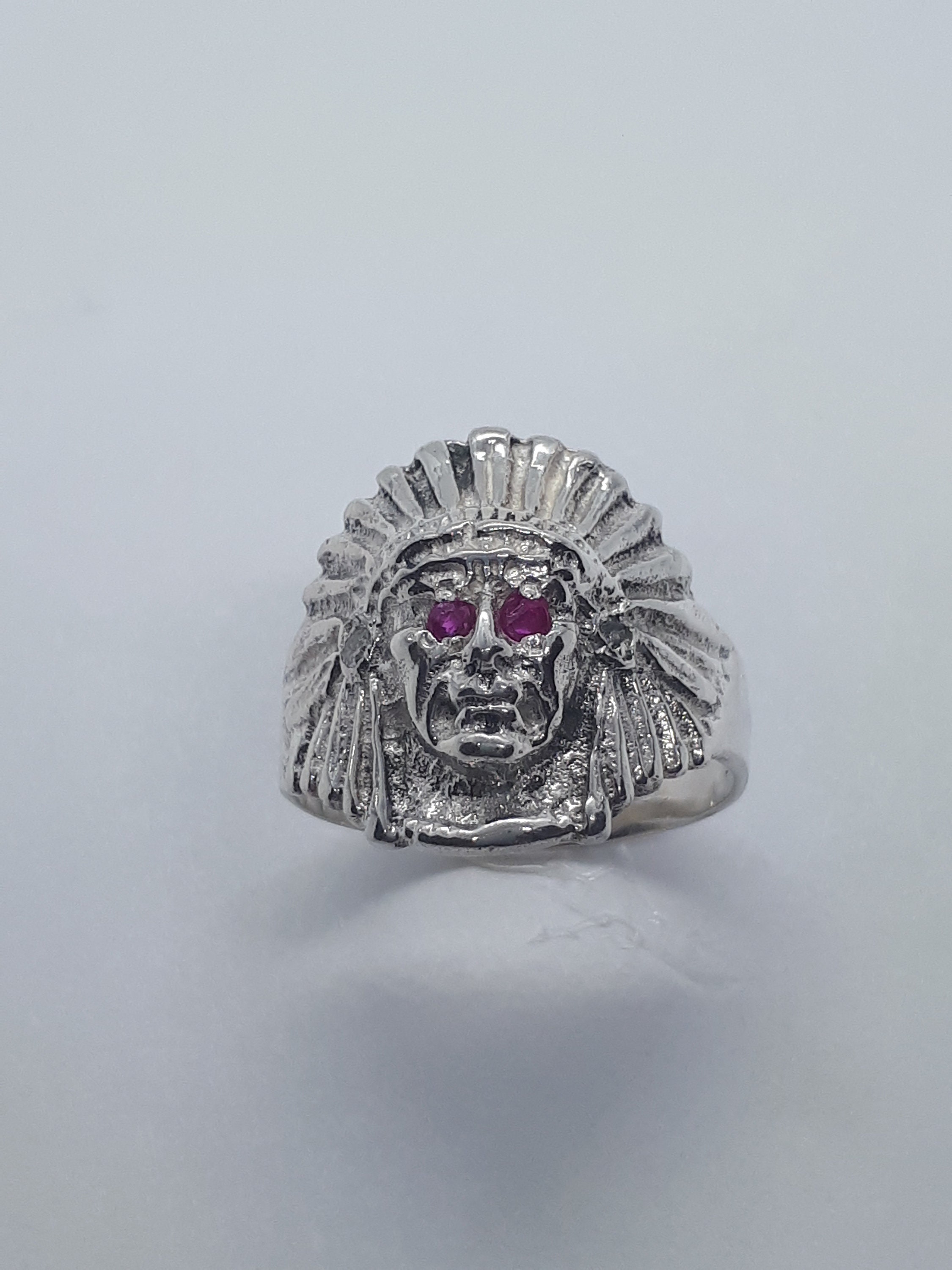 Native Ring Mens Rings Aboriginal Ring Ruby Ring Ruby - Etsy UK