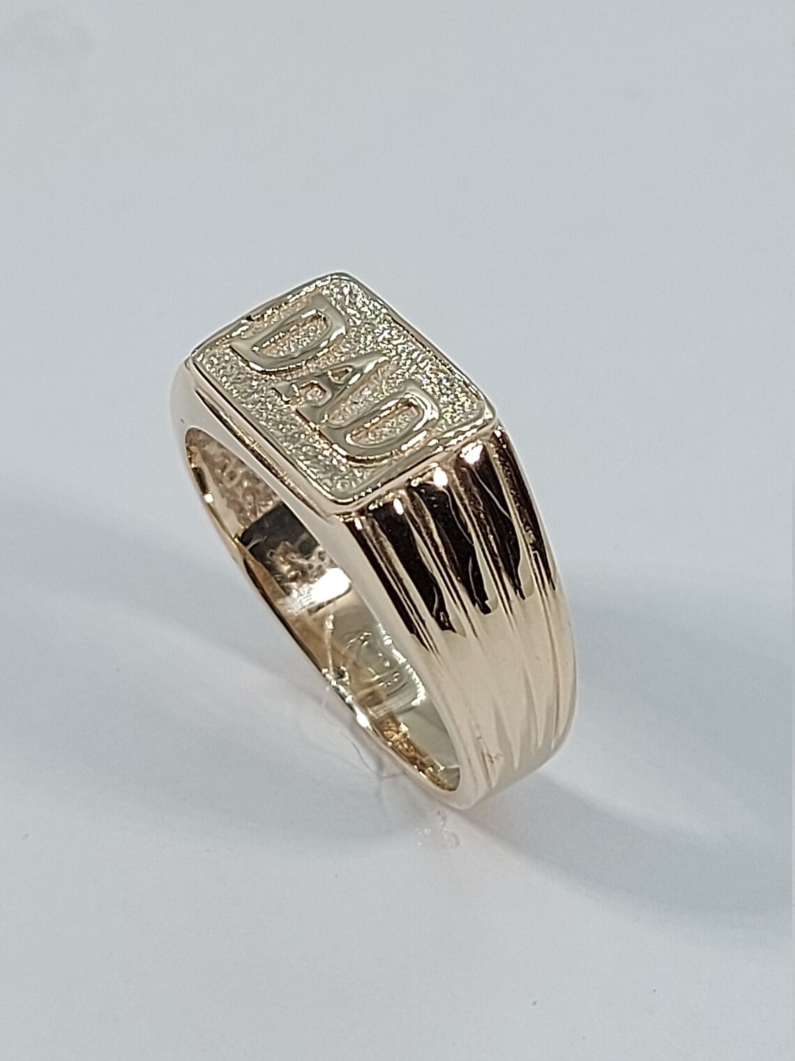 Men Ring Dad Ring Gold Ring Father's Day Gift Gold Dad | Etsy