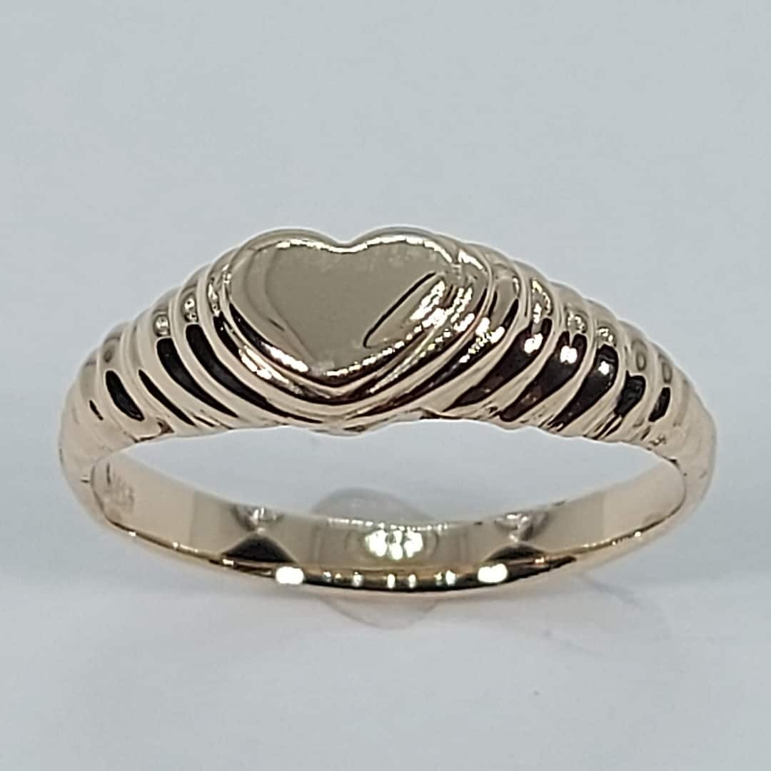 Women Signet Ring, Girl Initials Ring, Signet Ring Gold, Initials Ring ...