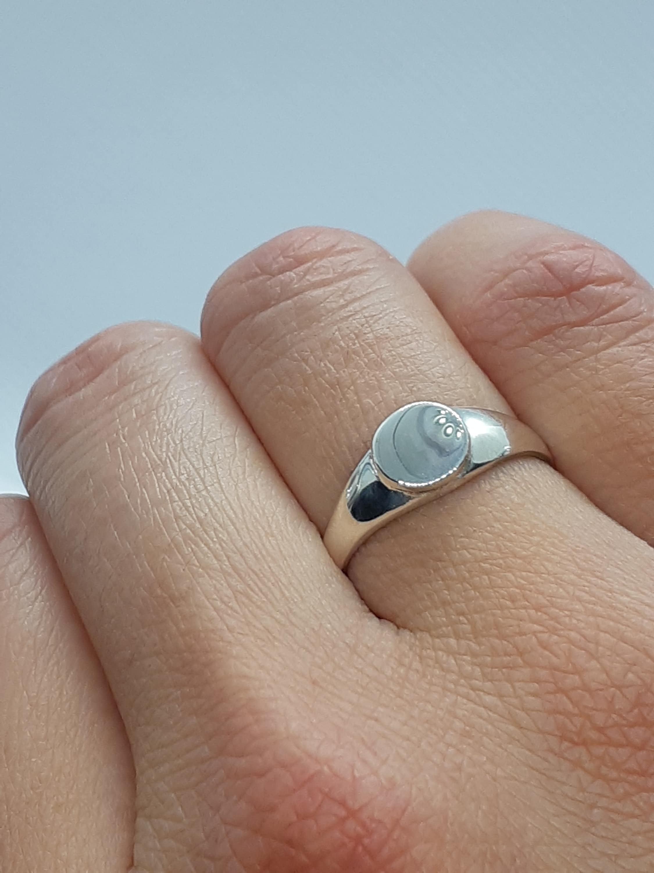Signet Ring Women Signet Ring Kids Signet Ring Solid | Etsy
