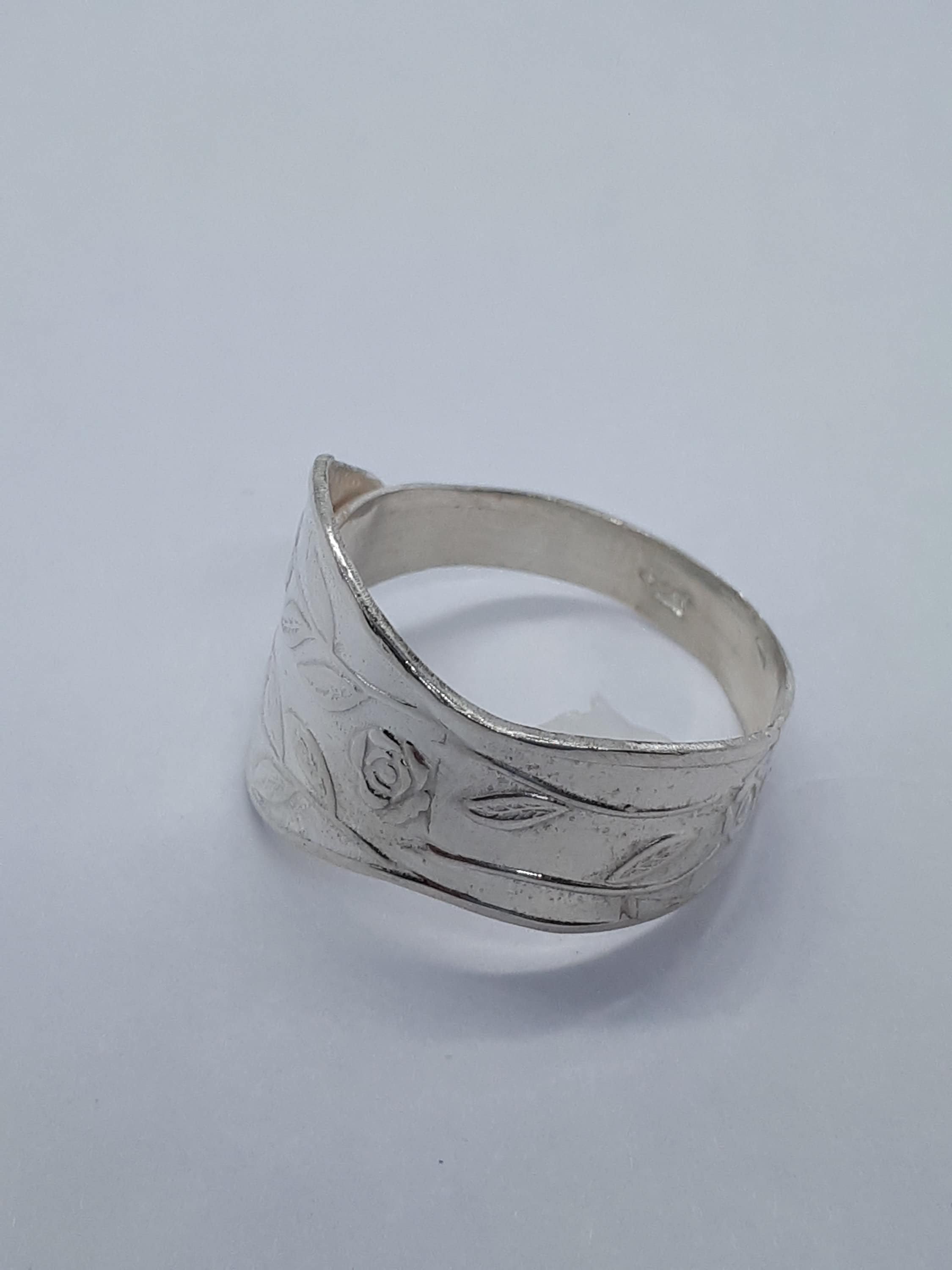 Spoon Ring Solid Sterling Silver Spoon Rings Women Silver | Etsy