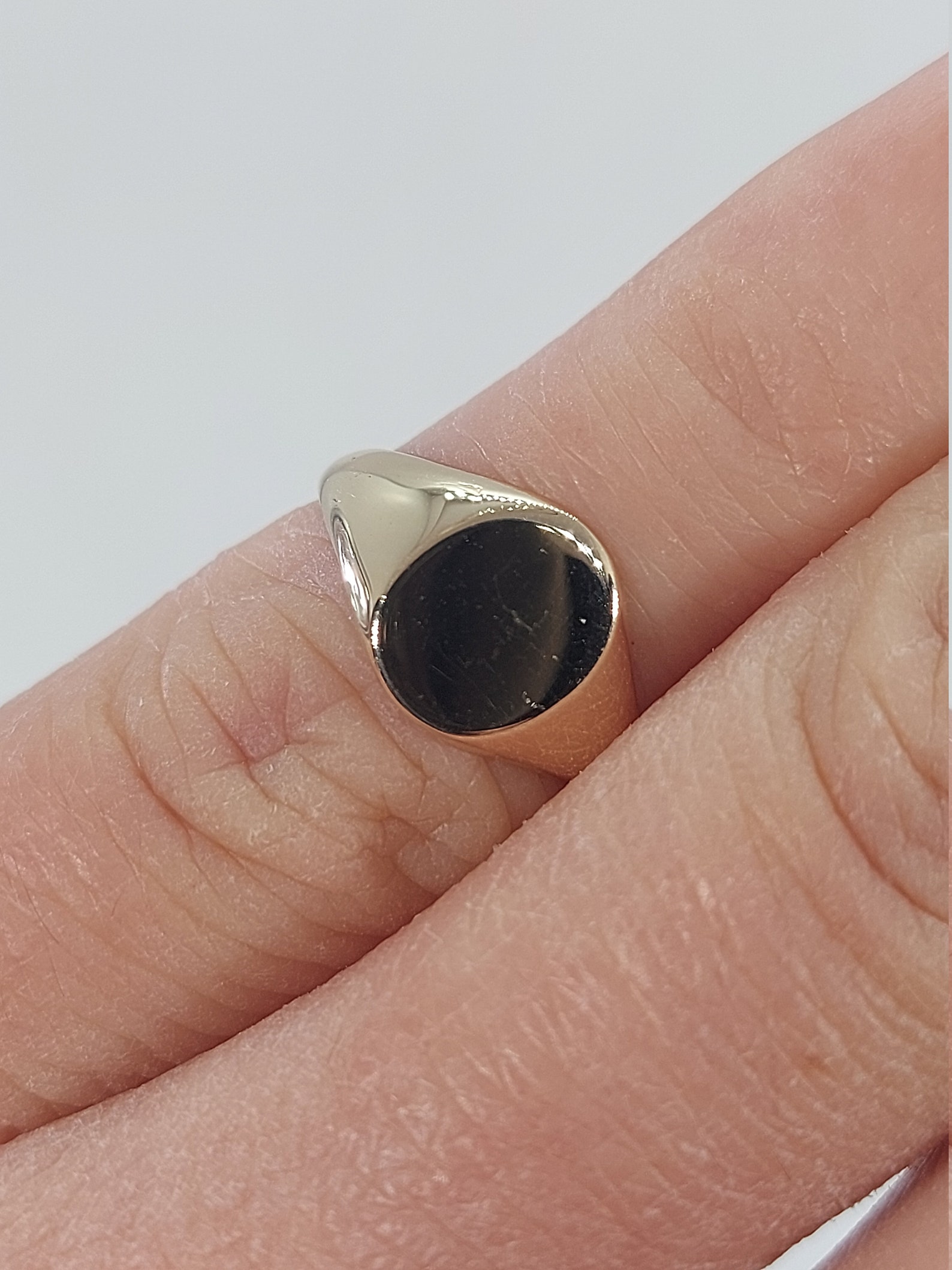 Kids Signet Ring Signet Ring Gold Signet Ring Initials - Etsy