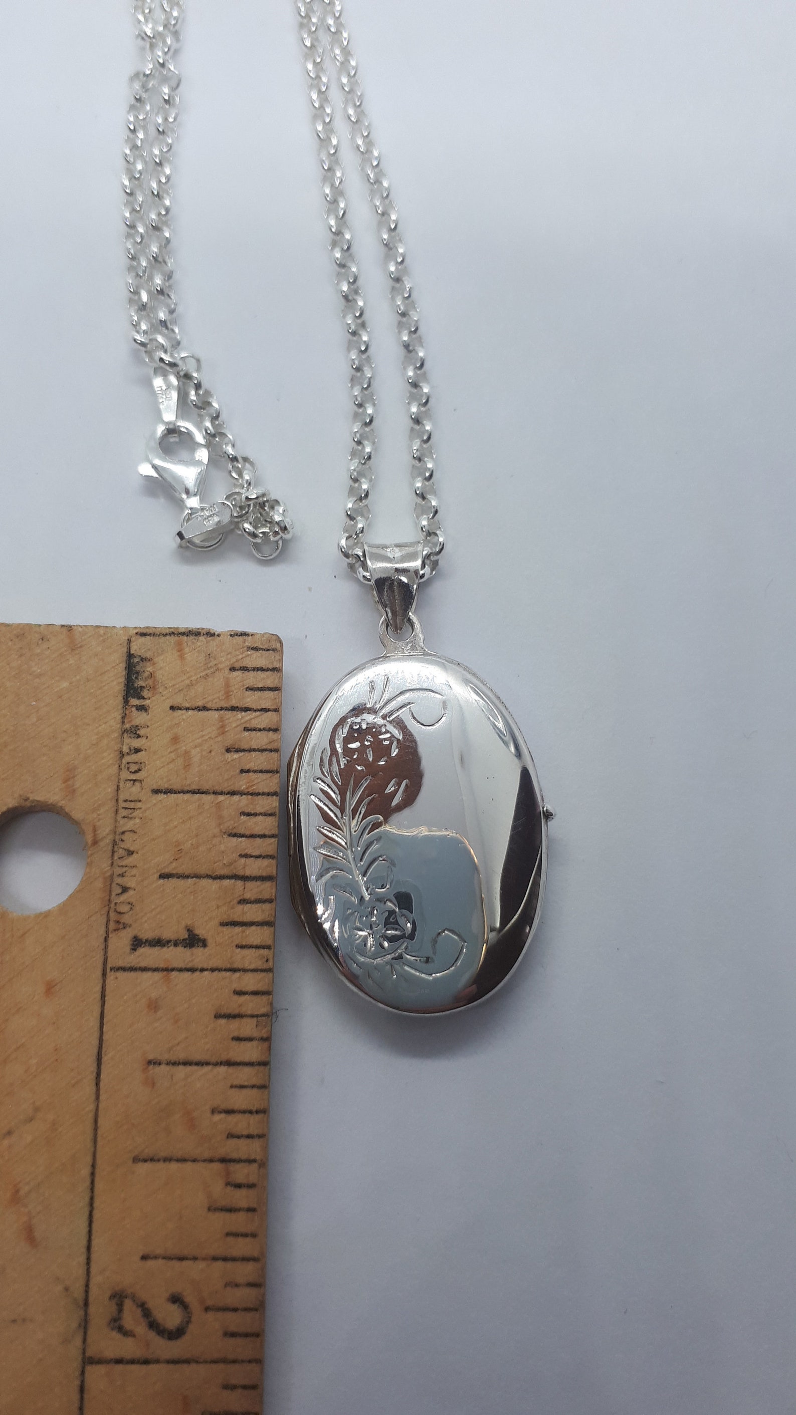 Silver Pendent Locket Pendent Locket Necklace 925 Sterling | Etsy