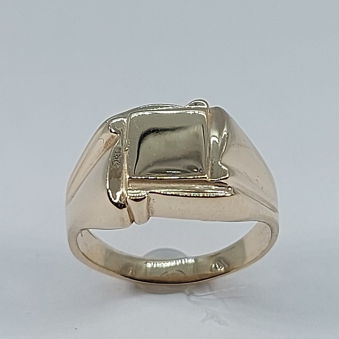 Signet Ring, Men Signet Ring, Gold Signet Ring, Women Signet Ring ...
