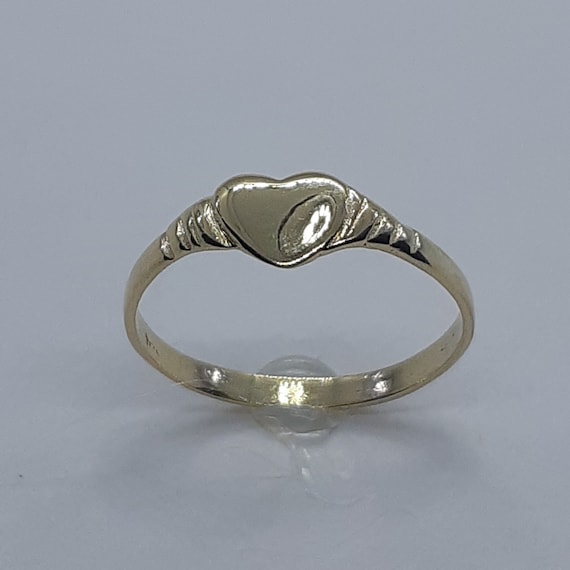 Girl Ring Women Signet Ring Signet Ring Gold Initials Ring - Etsy