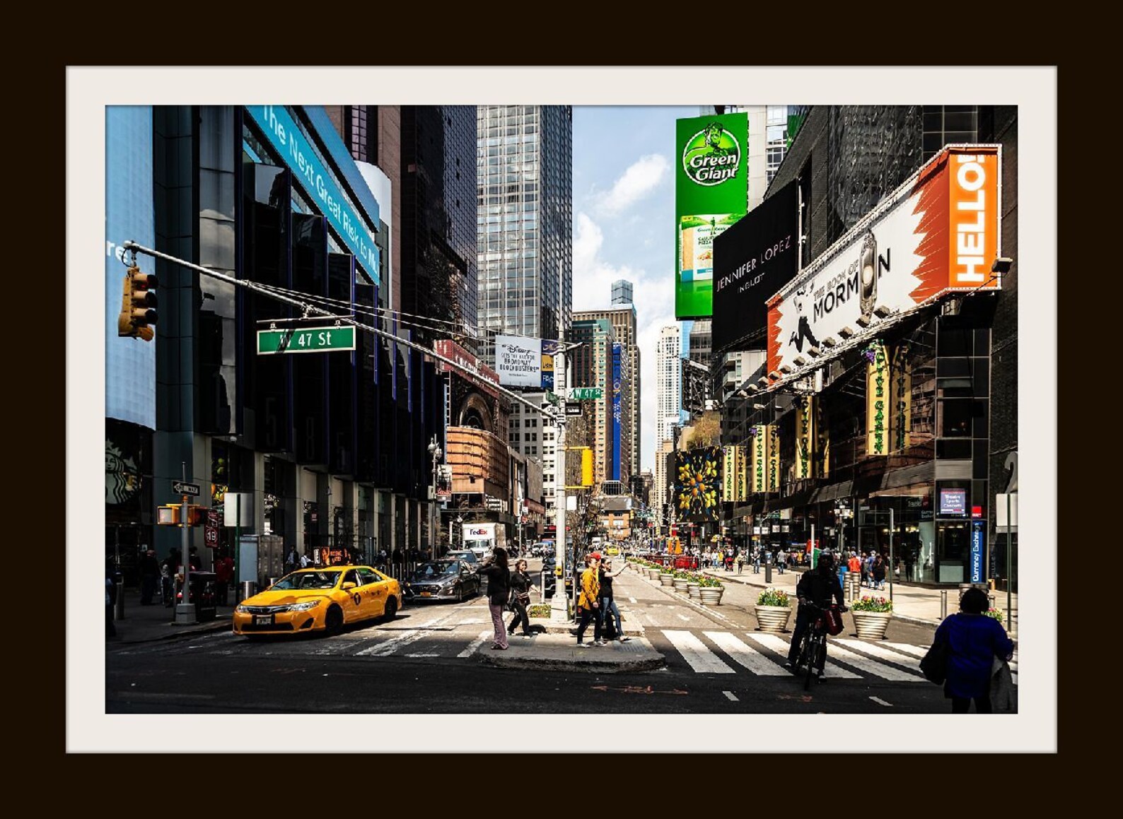 Photography, Broadway, Times Square, New York, America, USA, Metal ...