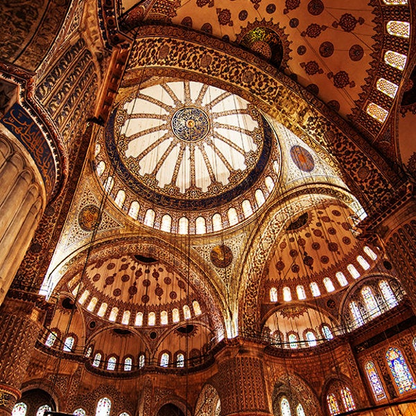 Blue Mosque Wall Art - Etsy