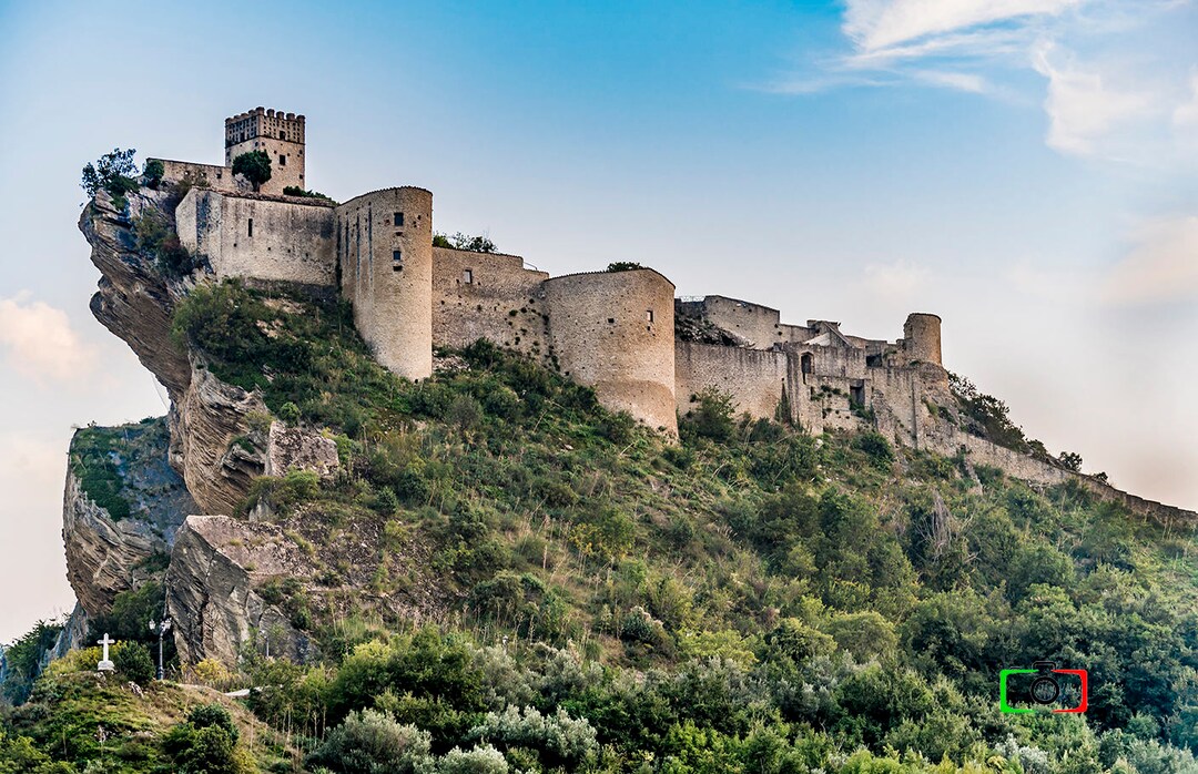 Photography of Italian Castle Roccascalegna Abruzzi Italy, Art Decor ...