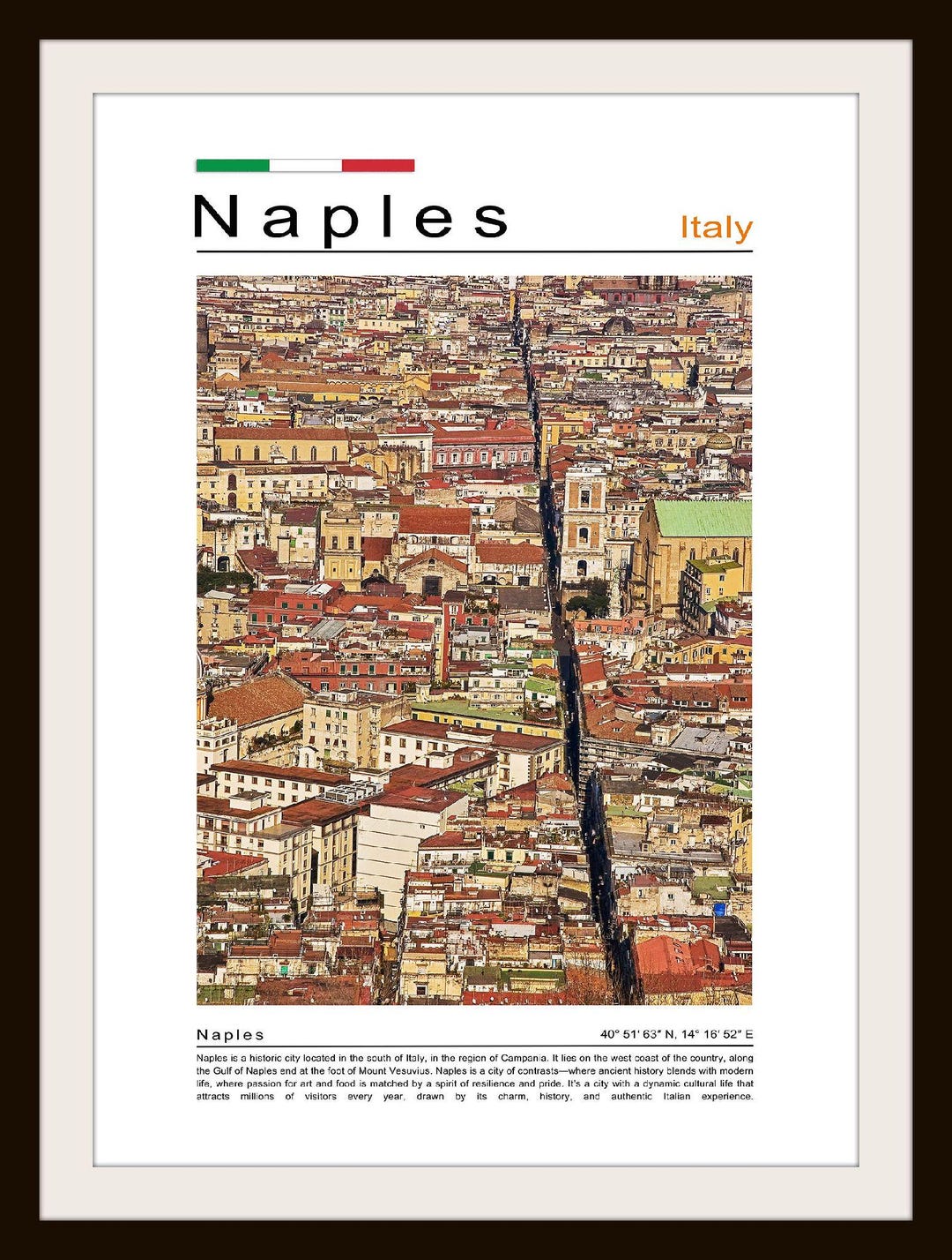 Naples Print, Naples Art, Naples Poster, Naples Photo, Italy, Italia ...