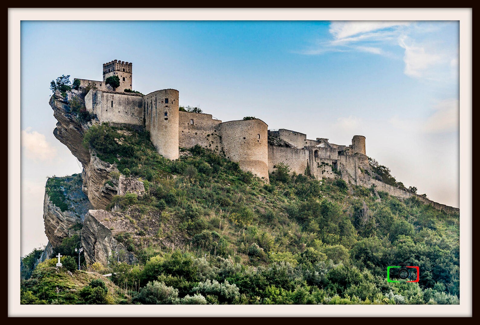 Photography of Italian Castle Roccascalegna Abruzzi Italy, Art Decor ...