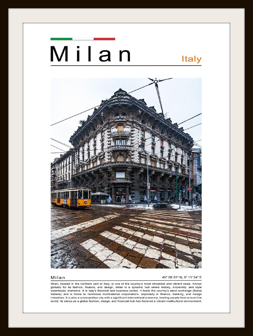 Milan Print, Milan Art, Milan Poster, Milan Photo, Italy, Italia, Wall ...