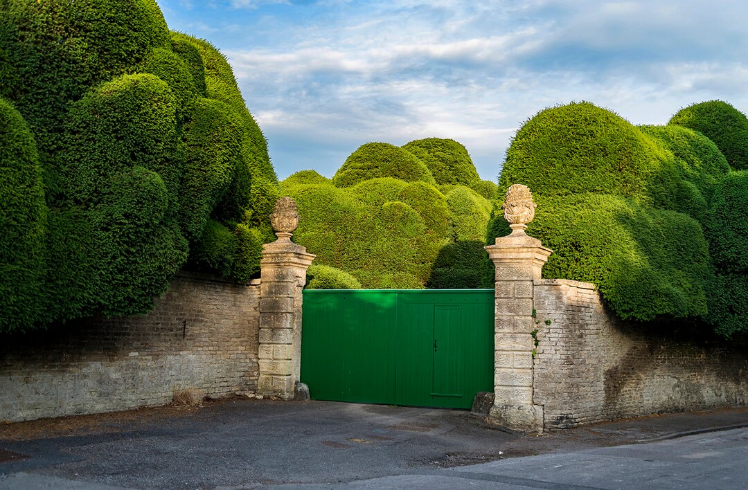 Photography, Old Gate, House, Corsham, UK, Canvas, Metal, Picture - Etsy