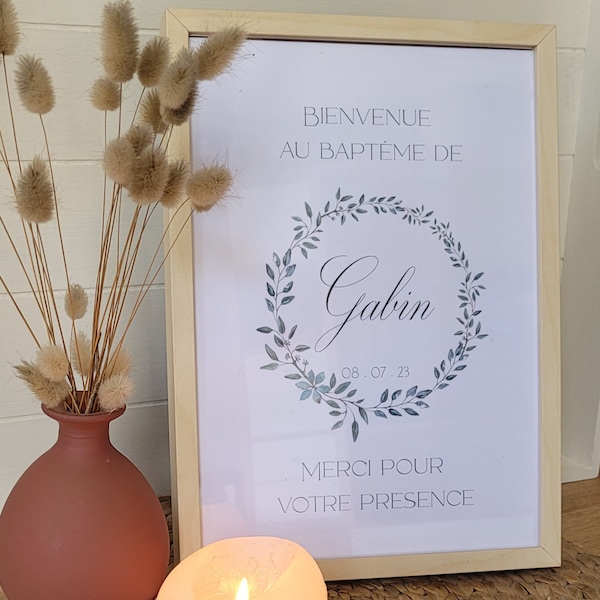 Affiche bienvenue - Etsy France