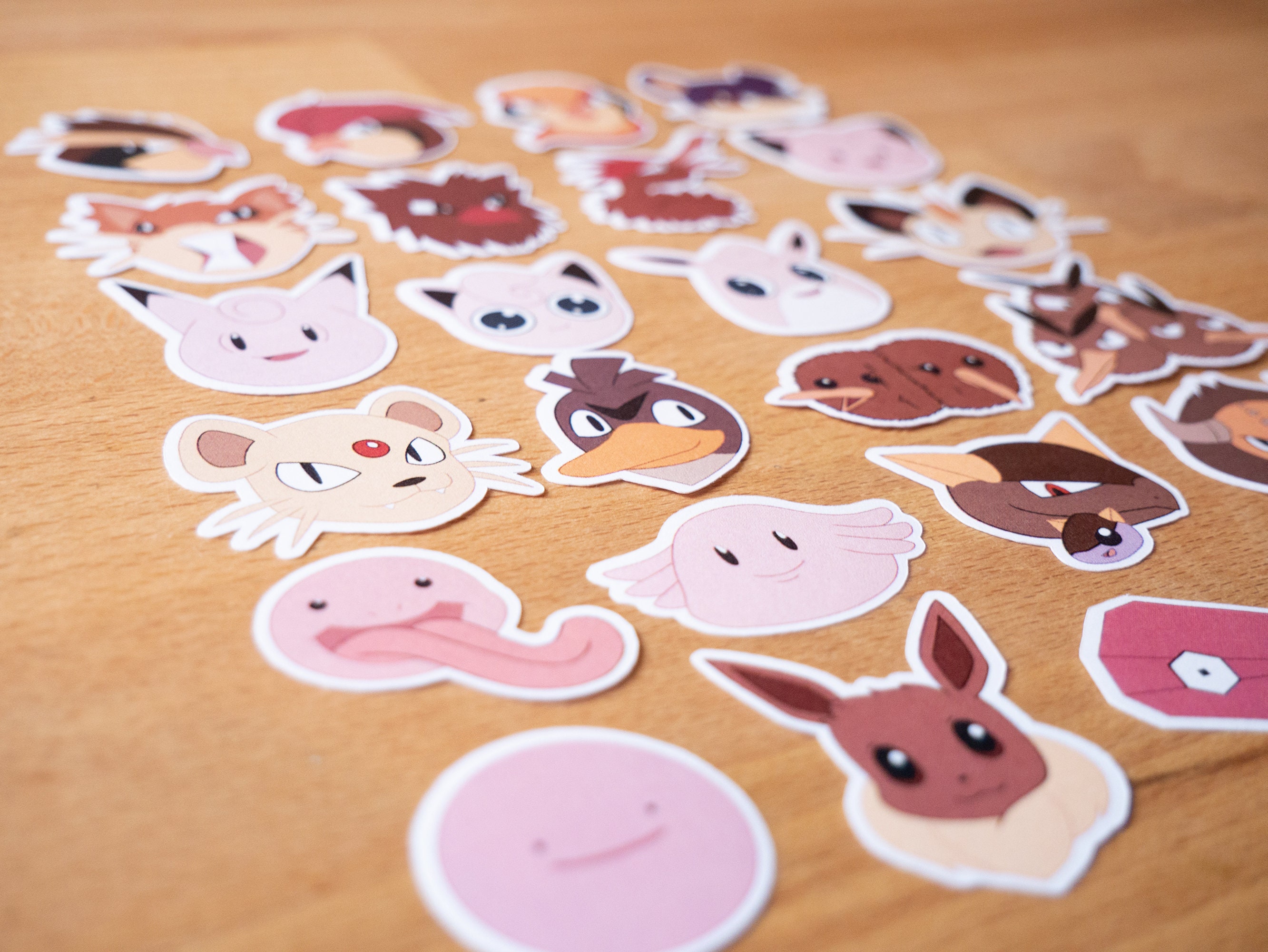 Labels, Stickers & Tags Normal Pokemon paper sticker pack for ...