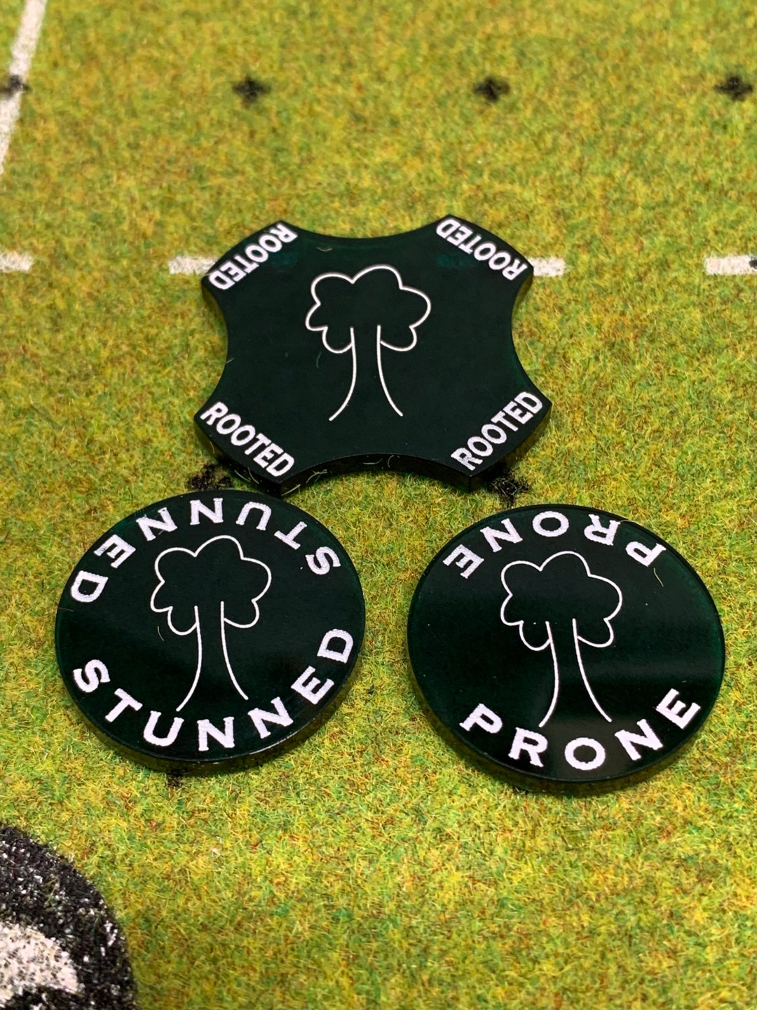 Fantasy Football Treeman Tokens (3, Acrylic, Green) - Etsy