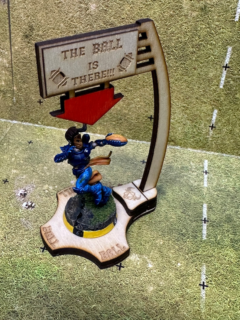 Ball Token With Sign - Sign and Arrow - Magnetized - Etsy