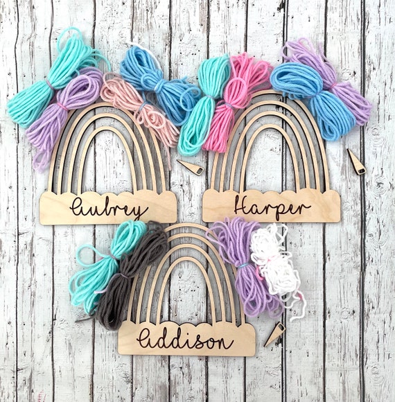 Personalied Rainbow Craft Kit | Etsy