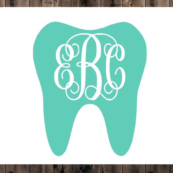 Dentist Monogram - Etsy