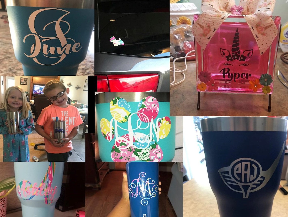 Name Decal, Yeti Name Decal, Holographic Decal, Name Sticker ...