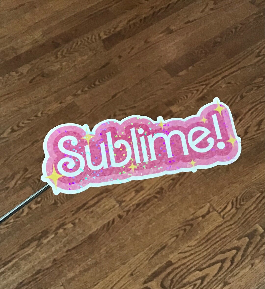 Sublime Sticker, Sublime Holographic Decal, Holographic Sticker, Retro ...