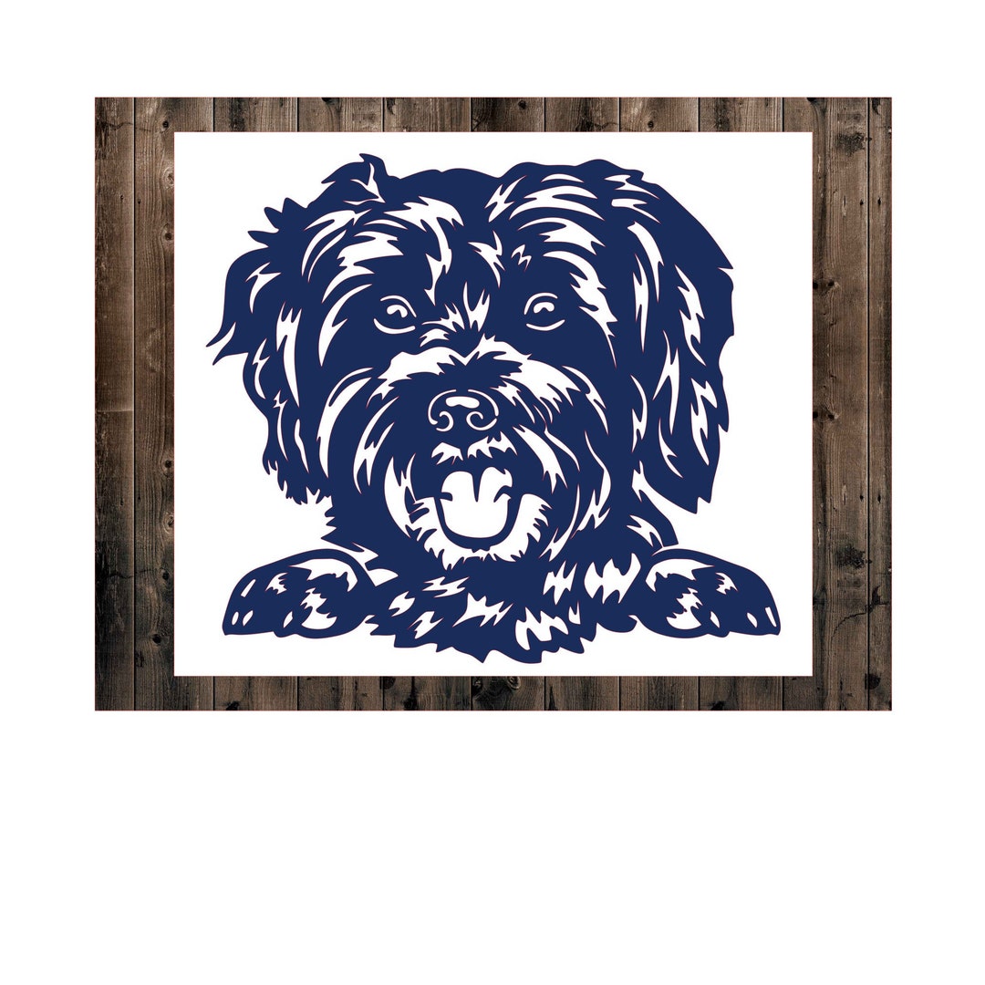 Schnoodle Decal Sticker, Peeking Schnoodle Decal, Schnoodle Mom Decal ...