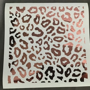 Rose Gold Leopard Print Precut Vinyl Decal Sticker, Rose Gold Cheetah ...