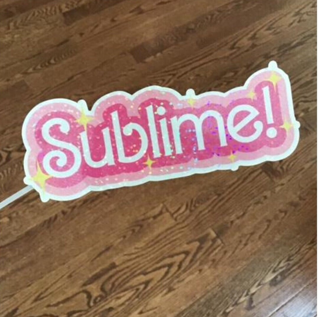 Sublime Sticker, Sublime Holographic Decal, Holographic Sticker, Retro ...