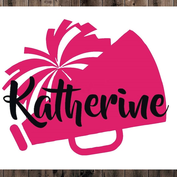 Cheerleader Decal - Etsy