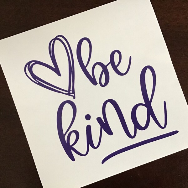 Be Kind Window Decals - Etsy