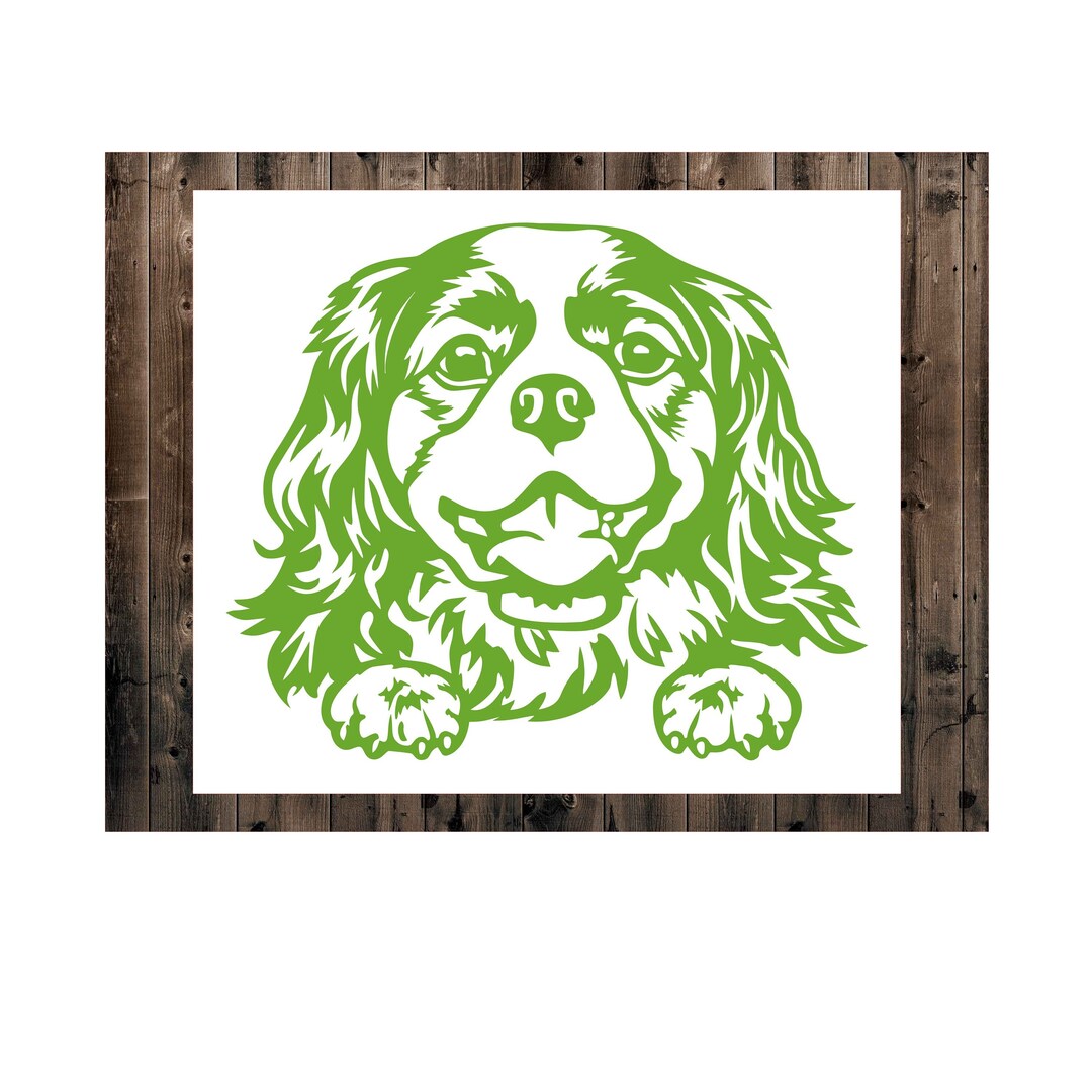 Cavalier King Charles Spaniel Decal, Spaniel Sticker, Cavalier King ...
