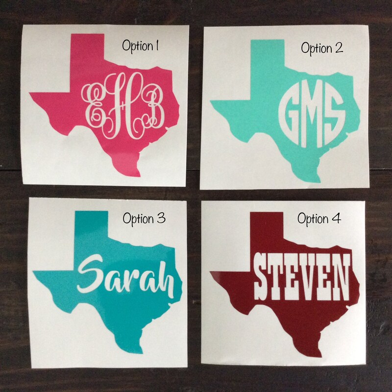 Texas Monogram - Etsy