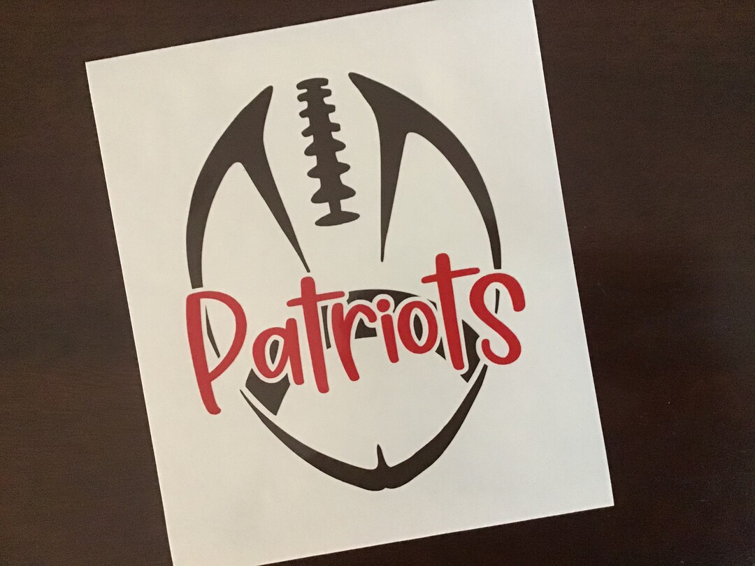 Custom Football Decal Sticker Football Team Decal Football - Etsy