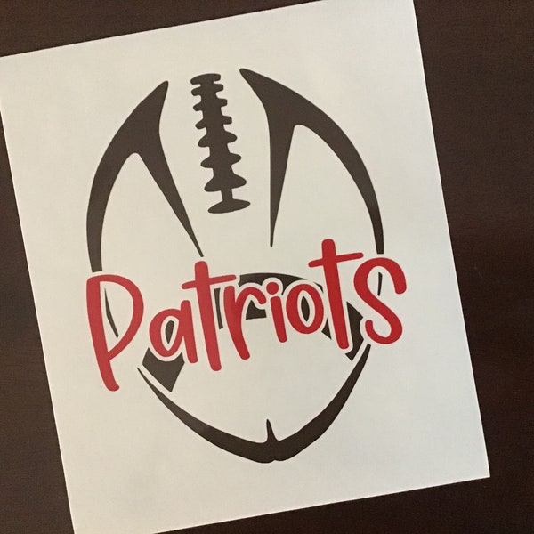 Custom Football Car Decals - Etsy