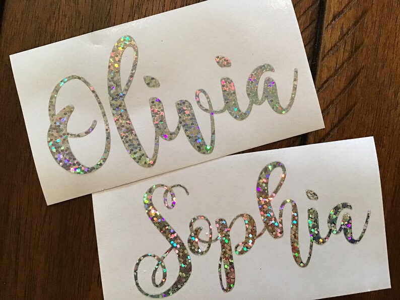 Buy Holographic Name Decal Name Sticker Personalized Gift Vinyl Online ...