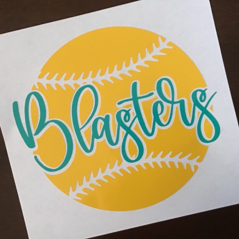 Softball Vinyl - Etsy