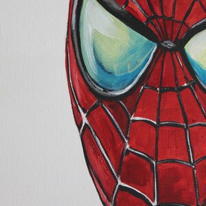 My Original Acrylic Painting of Spiderman, Marvel Superhero - Etsy