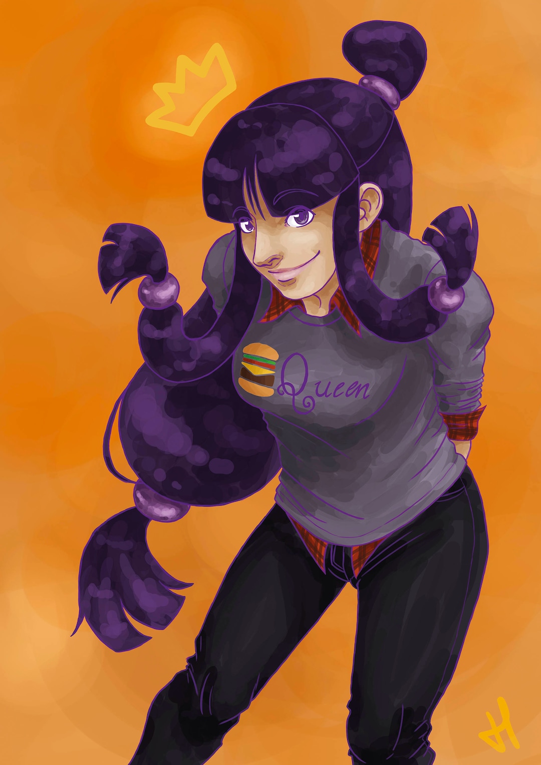 Maya Fey La Burger Queen Ace Attorney Etsy España