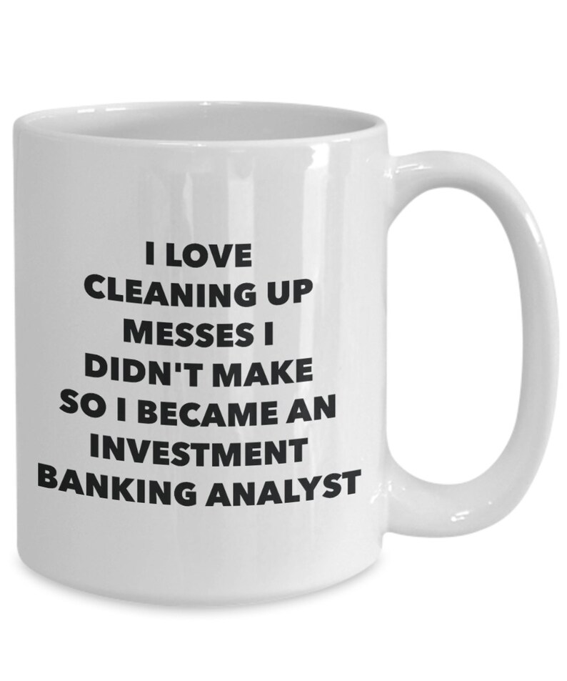 I Became an Investment Banking Analyst Mug - Coffee Cup - Investment ...