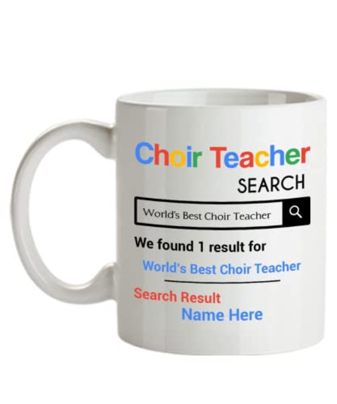Personalized Choir Teacher Mug - Personalized Choir Teacher Gifts ...